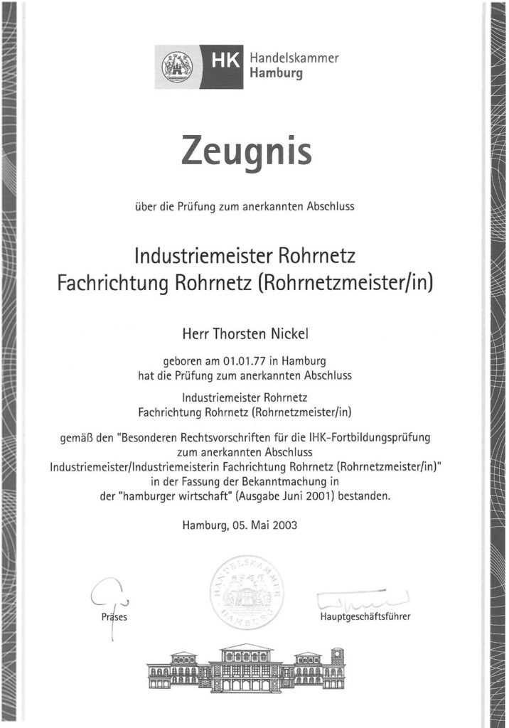 Thorsten-Nickel-Zeugnis-Rohrnetzmeister – Thorsten Nickel ...